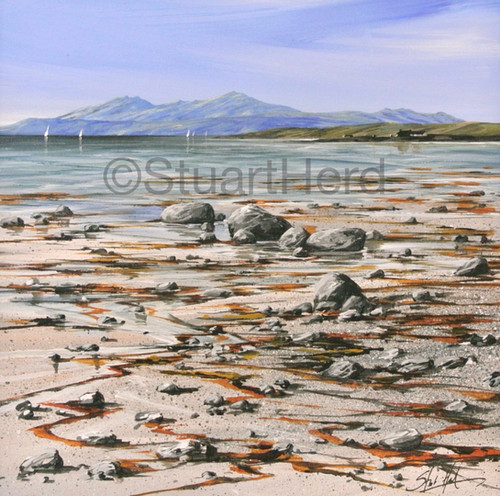 Bute beach to Arran | The Harbour Gallery