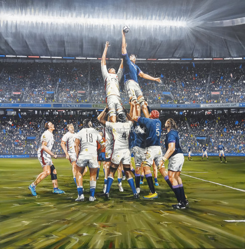 'The 78th Minute Line-Out Steal' | The Harbour Gallery