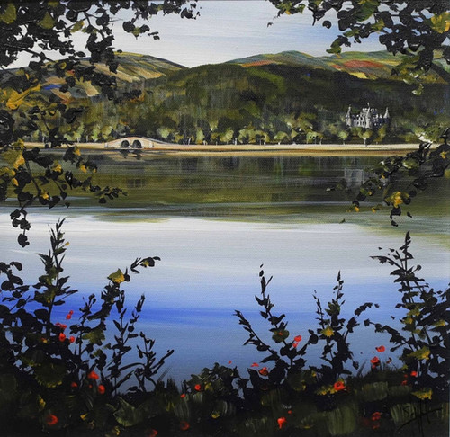 Glimpsing Inveraray Castle | The Harbour Gallery