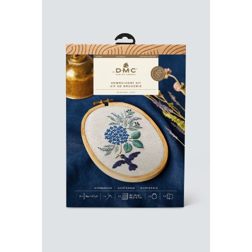 DMC Embroidery Kit - Hydrangea | StitchMakers