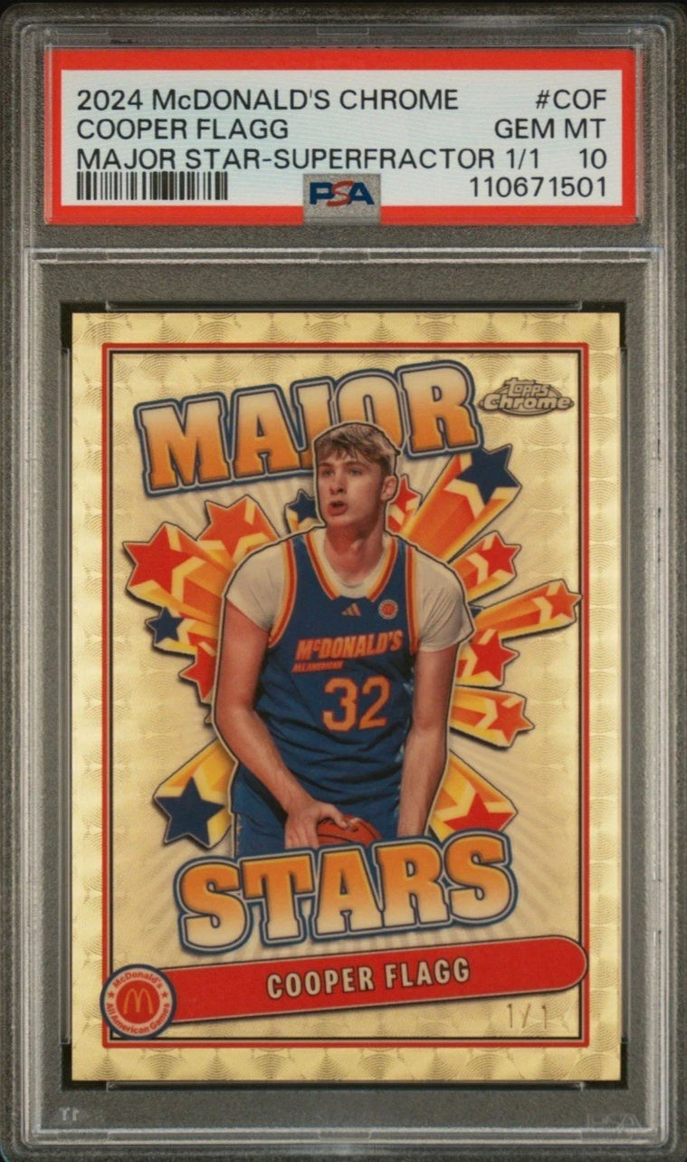 Top 5 Cooper Flagg Card Sales of All Time