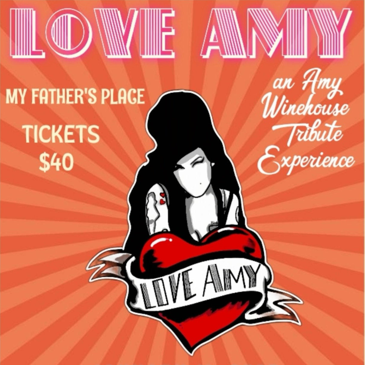 LOVE AMY: An Amy Winehouse Tribute Experience | MyFathersPlace.com