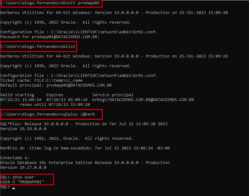 Oracle autenticando no Windows Active Directory