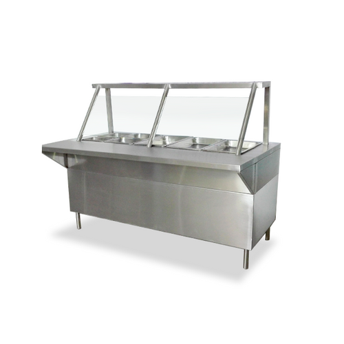 Barra fria tipo gabinete a hielo | RAMSO inoxidables