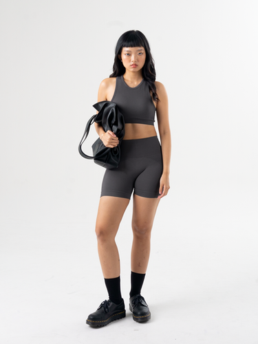 Angled Racer Bra in Stormcloud | ALT. ATHLETICA