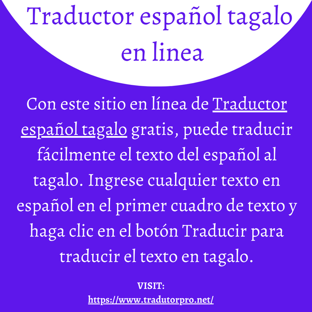 Traductor español tagalo en linea