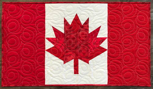 Canadian Flag Quilt Pattern (PDF) | Quilting Farm Girl