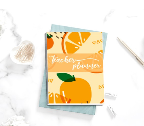 ORANGE SLICE TEACHER PLANNER - UNDATED -PRINTABLE USE- | teachloveshare