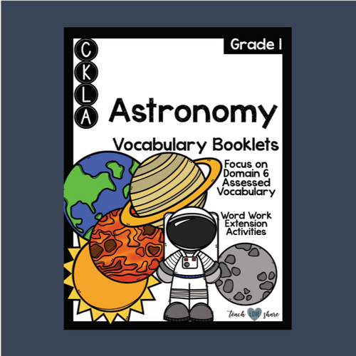 CKLA G1 DOMAIN 6 ASTRONOMY VOCABULARY ASSESSMENT BOOKLET | teachloveshare