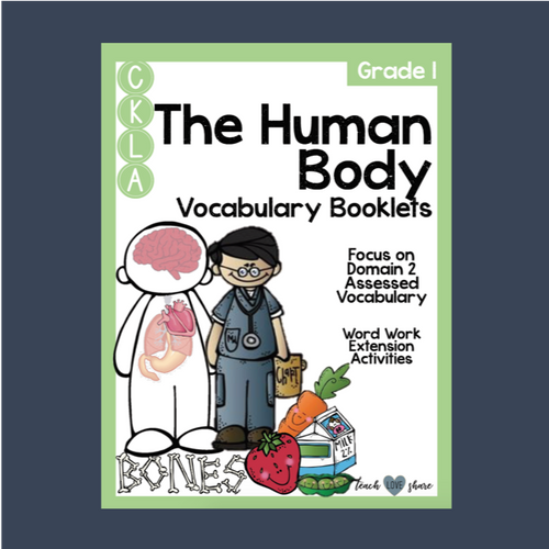 CKLA G1 DOMAIN 1 THE HUMAN BODY VOCABULARY ASSESSMENT BOOKLET ...