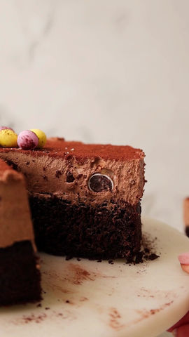 Mini Egg Mousse Cake