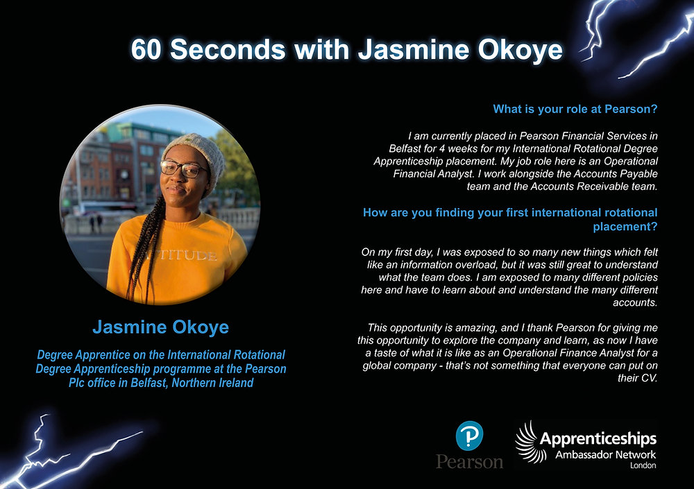 60 Seconds with Jasmine Okoye