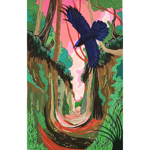 Crow at Hell lane - PRINT - NICKY STOCKLEY | Mysite
