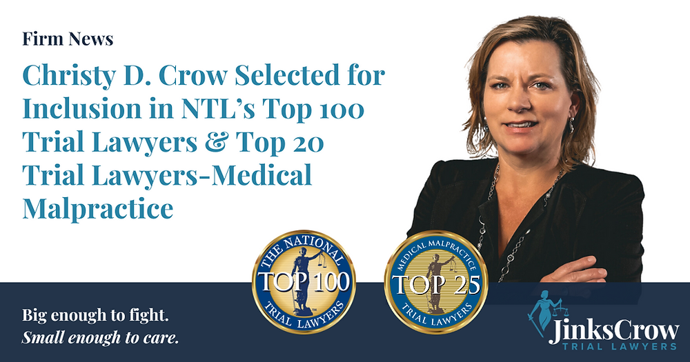 Attorney Christy Crow Selected for Inclusion in NTL's Top 100 Trial Lawyers