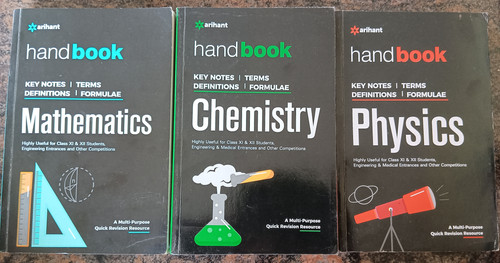 Arihant Handbook for Physics, Chem, Maths for class 9 to 12 | Sumrux