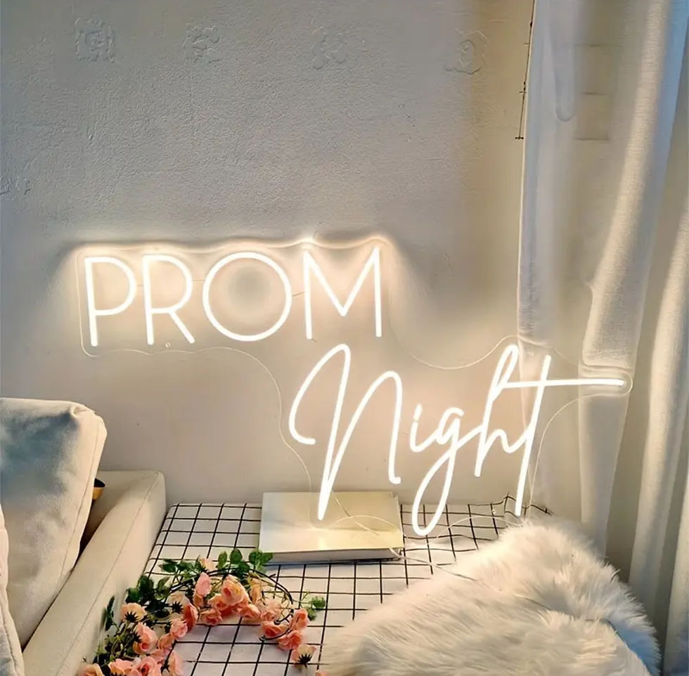 PROM Night Lighted Sign | Offbeat Chic