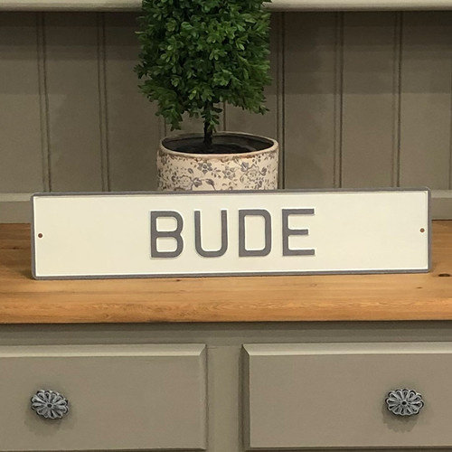 Bude - Aluminium Sign - Vivian May Interiors & Lifestyle