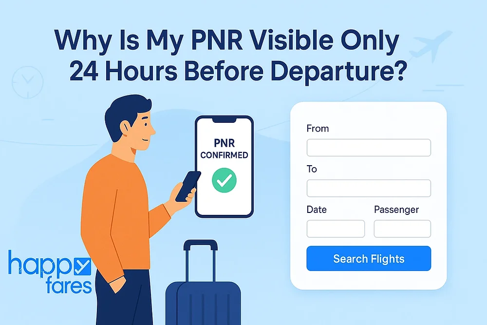 Why Is My Flight PNR Visible Only 24 Hours Before Departure?