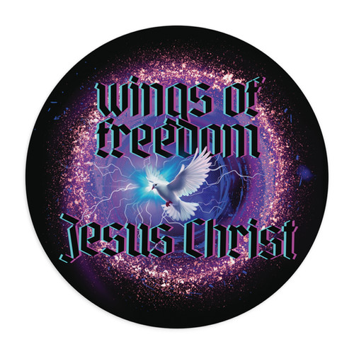 "Wings of Freedom-Jesus Christ" Mouse Pad | DivineKreationsByLore