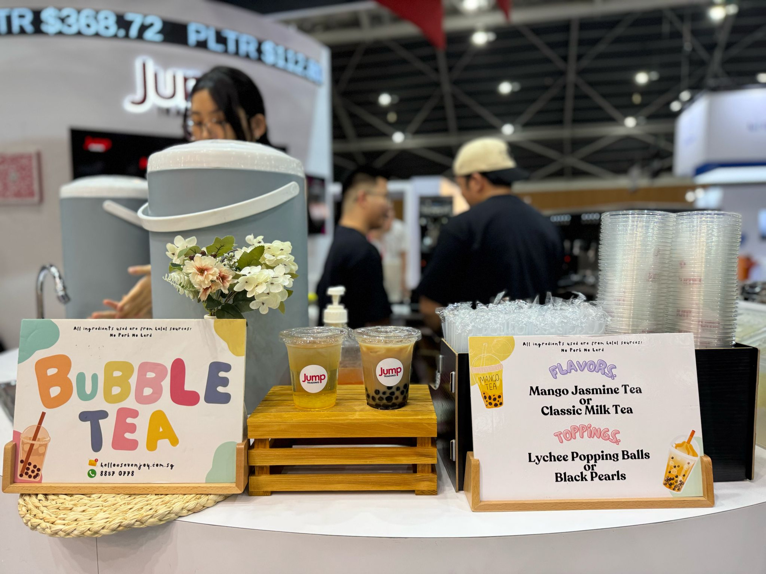 Bubble Tea Live Station Singapore | Seven Joy Event