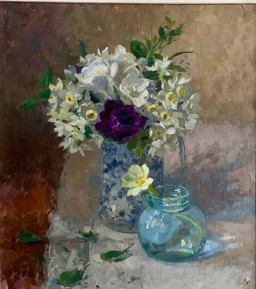 Salliann Putman NEAC RWS - Spring Flowers II | Anthony Woodd Gallery