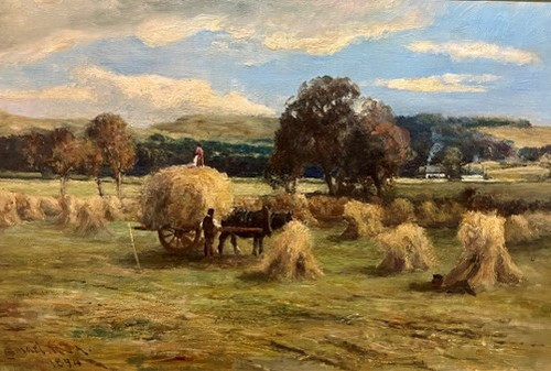 John Smart RSA – A Harvest in the Highlands | Anthony Woodd Gallery