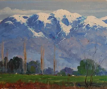 Ramos Catalan - "Andes above Anconcagua Valley" | Anthony Woodd Gallery