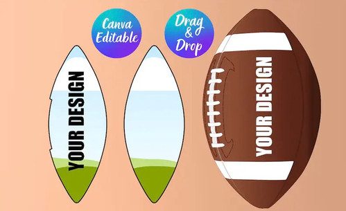 Football Panel Template | The Paper Party Shop