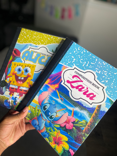 Personalized Composition Notebooks – Set of 2 | Custom Covers | The ...