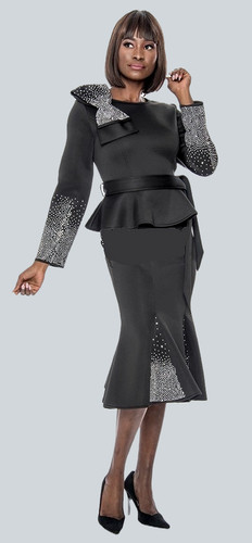 Terramina 7223 Black 2 Pc. Set | Churchsuit