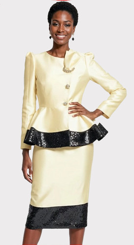 Donna Vinci Couture 12252 - 2 Pc. Jacket /Skirt Suit | Churchsuit