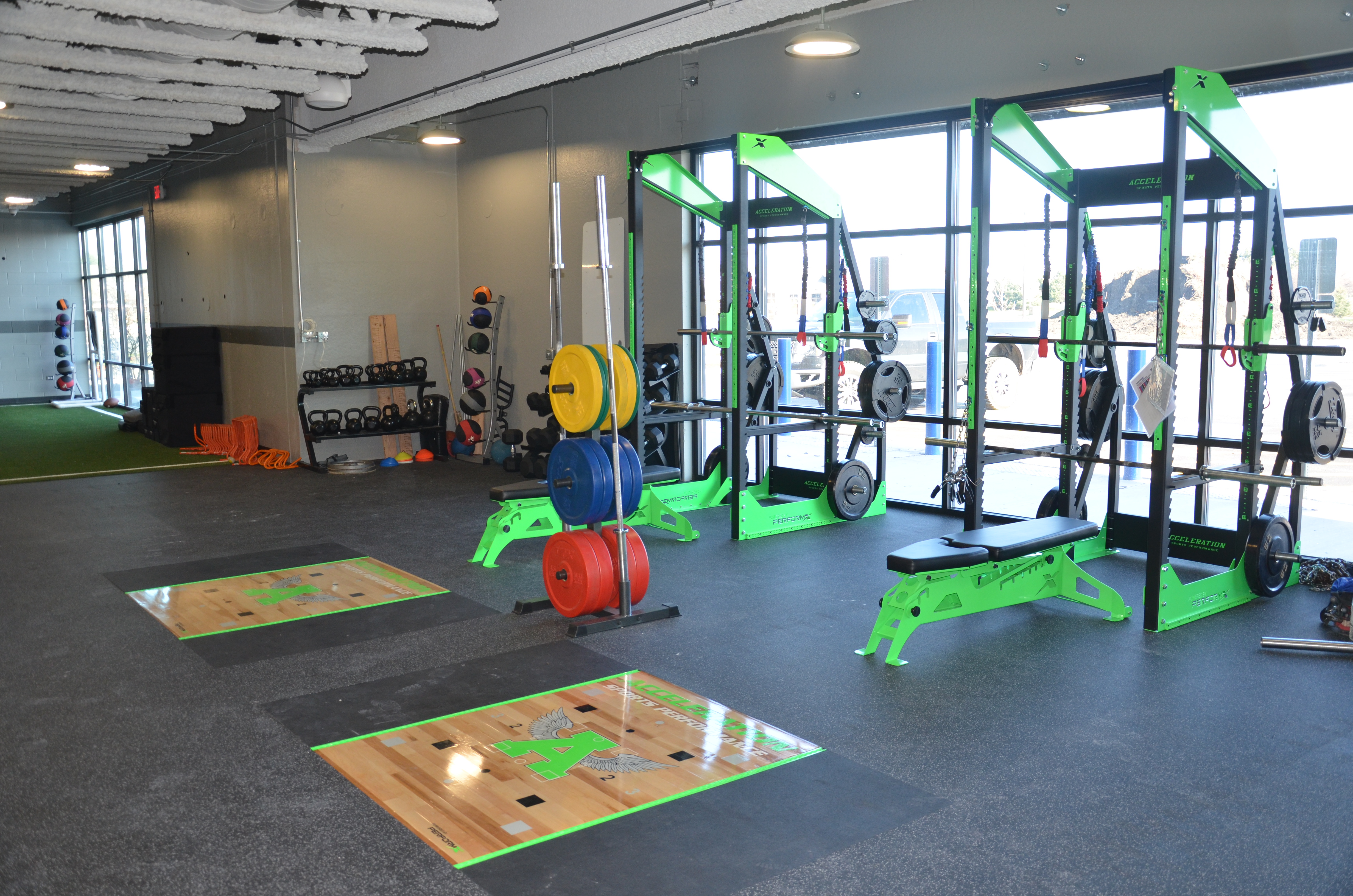 Acceleration at Naperville Yard Indoor Facility