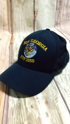 U.S.NAVY "CTF 1050 NIOC GEORGIA" CAP USED 【N510】 | kakitamilitary