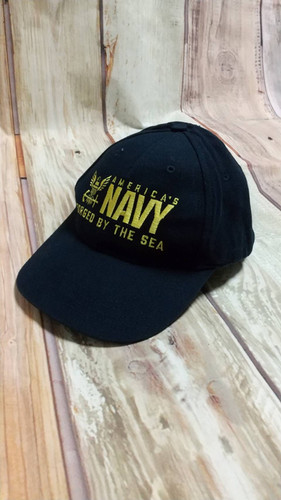 U.S.NAVY "AMERICA’S NAVY FORGED BY THE SEA" CAP USED 【N513 ...