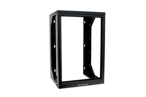 MAINFRAME 15U ADJUSTABLE 18"-26" DUAL SWING RELAY RACK | MAINFRAME M.F.G.