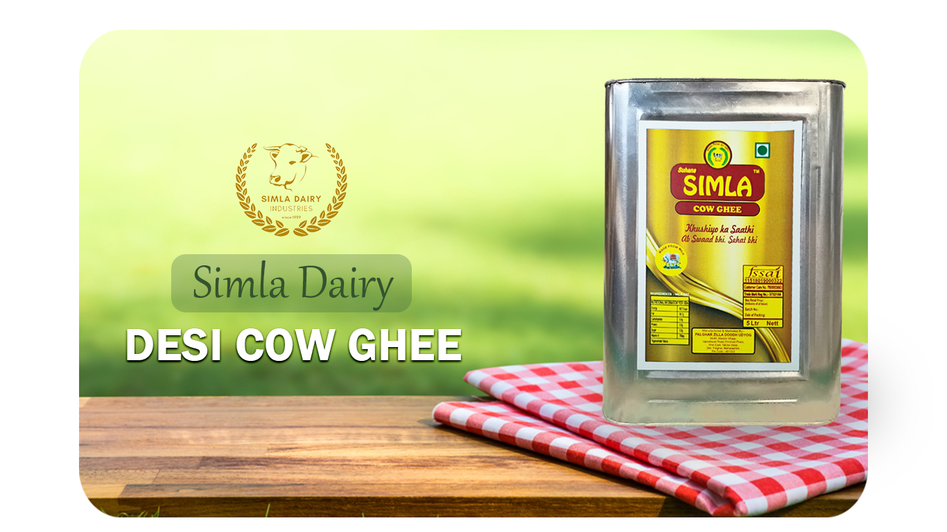 Buy Simla Premium 5 Liter Danedar Cow Ghee | Pure Cow Ghee | 5 Liter ...