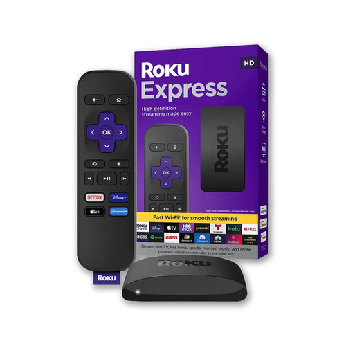 Roku - Express (2022 Model) Streaming Media Player with Simple Remote ...