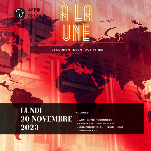 20 novembre 2023 | À La Une | Afro Franco