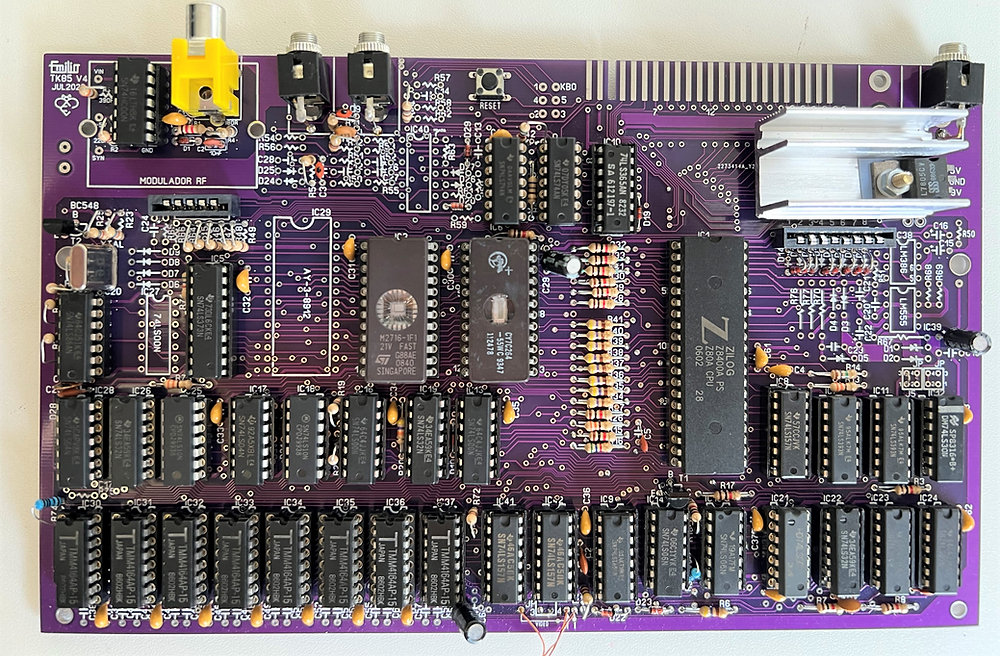 Projeto #16 - TK85 UPGRADE V4 - Descrição e MONTAGEM