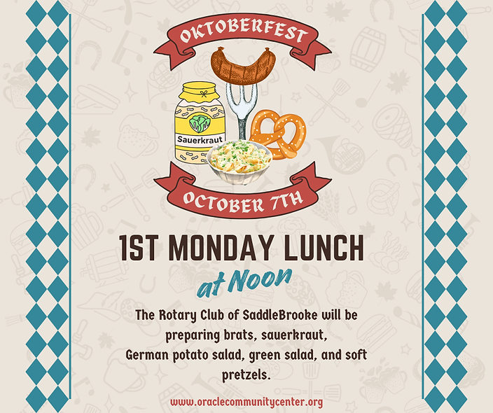 Lunch Menu | Oracle Community Cen