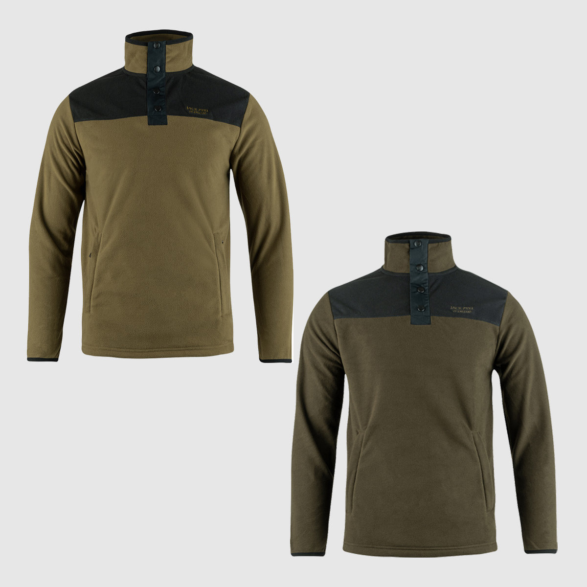 Snap Neck fleece Top