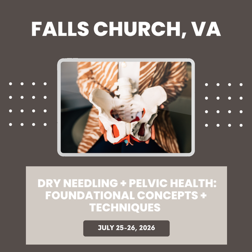 Dry Needling + Pelvic Health Foundational Concepts + Techniques (VA 7. ...