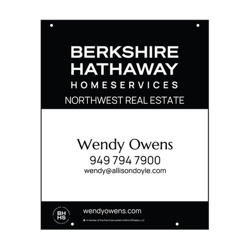 Berkshire Hathaway 24"x30" Plywood Yard Signs | Infinity Sign