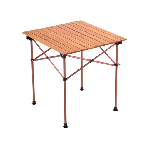 COLEMAN Natural Wood Roll Table Vintage | PROCAMPING THAILAND