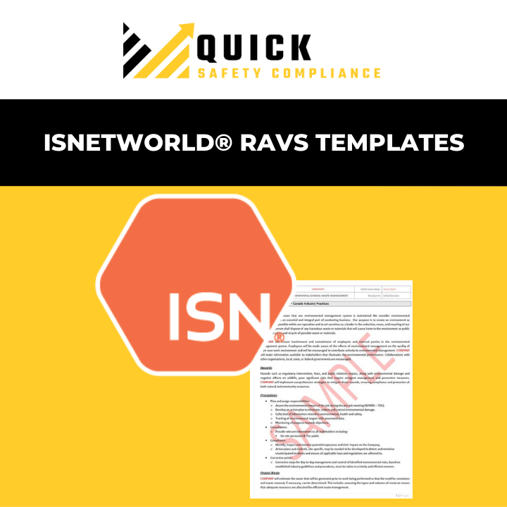 Master ISNetWorld® Standards: How Our RAVS Templates Can Transform Your ...