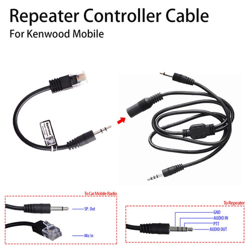 48-50-K1 REPEATER K (cable) FOR KENWOOD MOBILE TK-271,TK-88,TK-471,TK ...