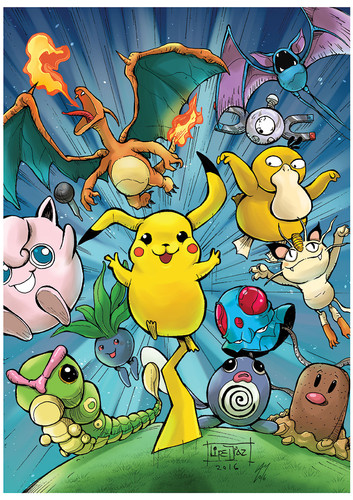 Print A4 - Pokemon | LipeDiaz