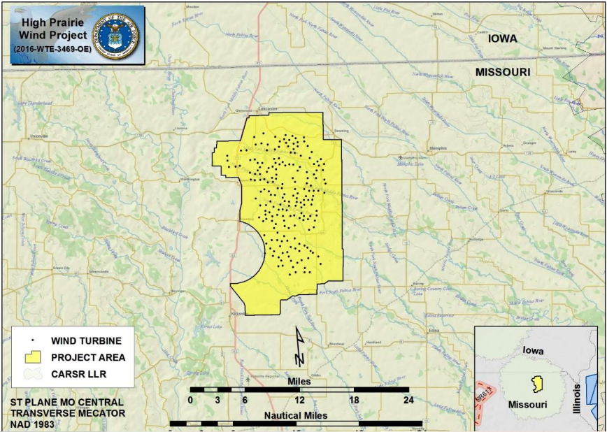 Department of Defense and the High Prairie Wind "Farm"