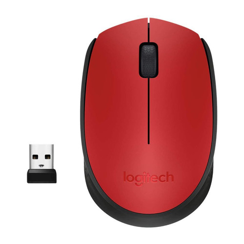 Logitech M170 Wireless Mouse (Red) | Maamoon Est. | Electronics Online ...