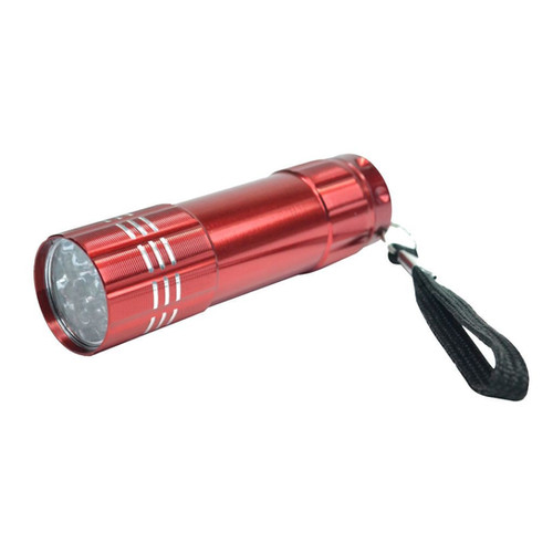 Aluminium LED Torch (Red Color) | Maamoon Est. | Electronics Online ...